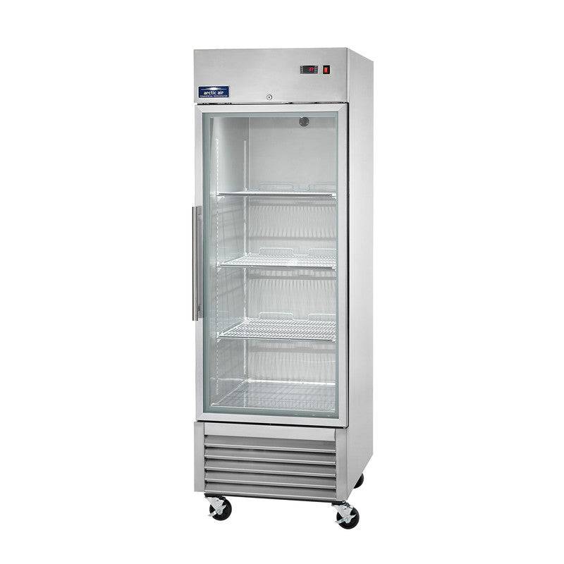 Arctic Air AGR23 27" One Door Glass Reach-In Refrigerator, 23 Cu. Ft ...
