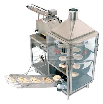 BE&SCO Beta 900 Gas Tortilla Press & Oven Combo | Top Restaurant Supplies