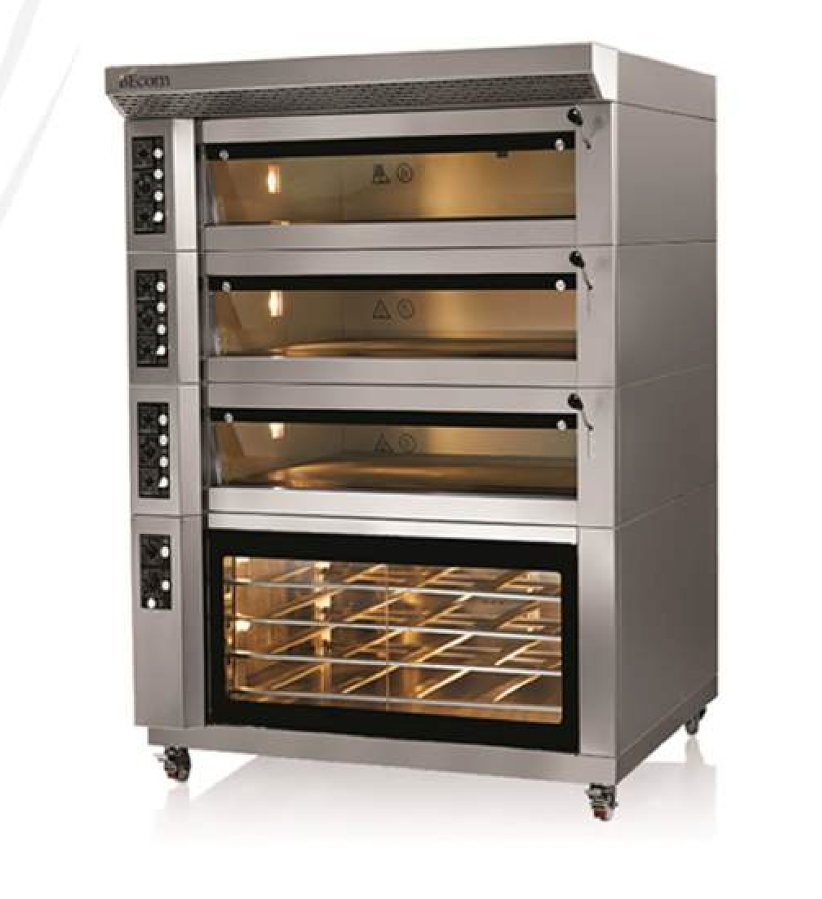 BEcom BE-MMDO-45 Mini Multy Deck Oven, 2 Tray, 3 Decks - REQUEST A QUO