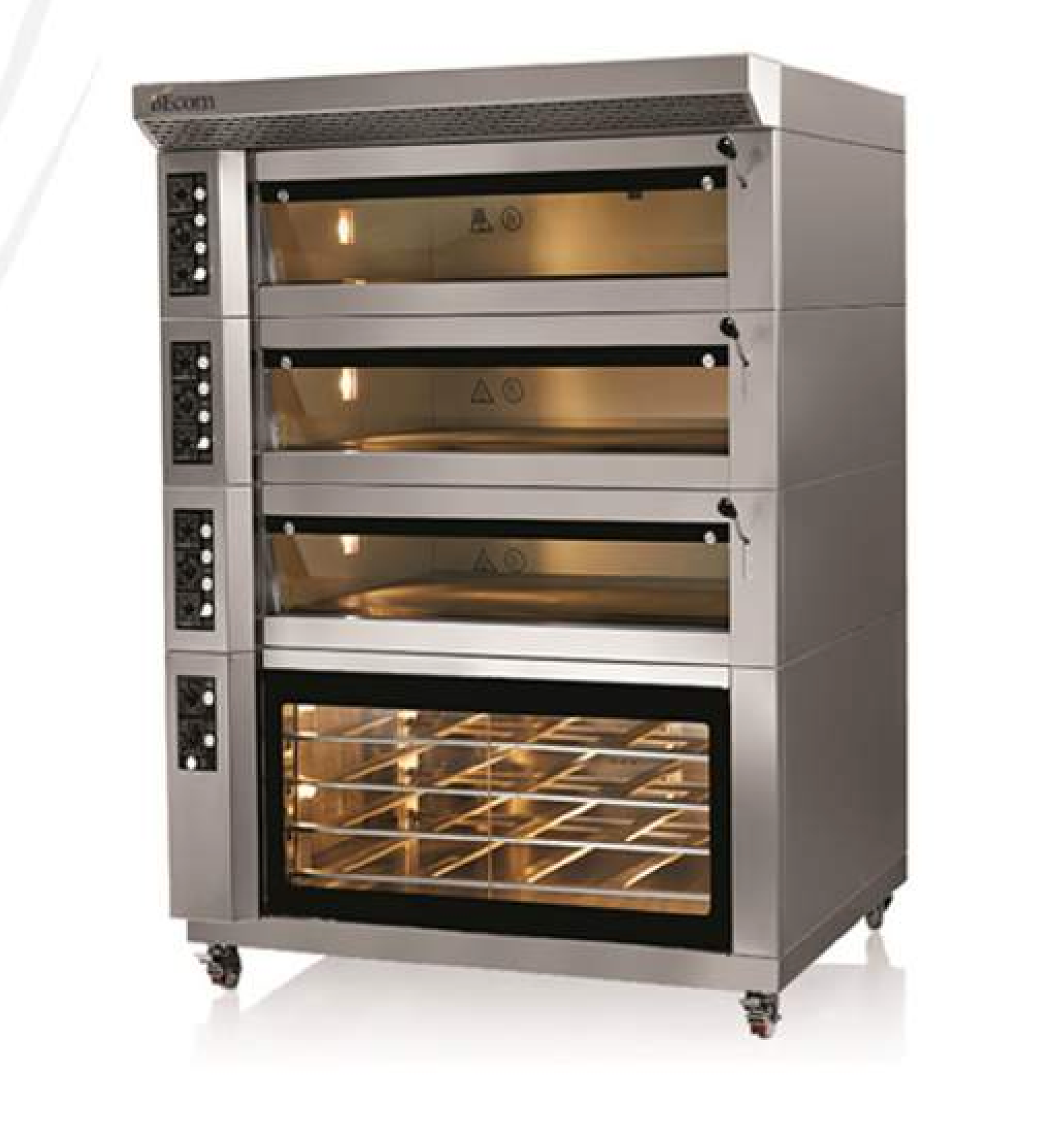BEcom BE-MMDO-45 Mini Multy Deck Oven, 2 Tray, 3 Decks - REQUEST A QUO