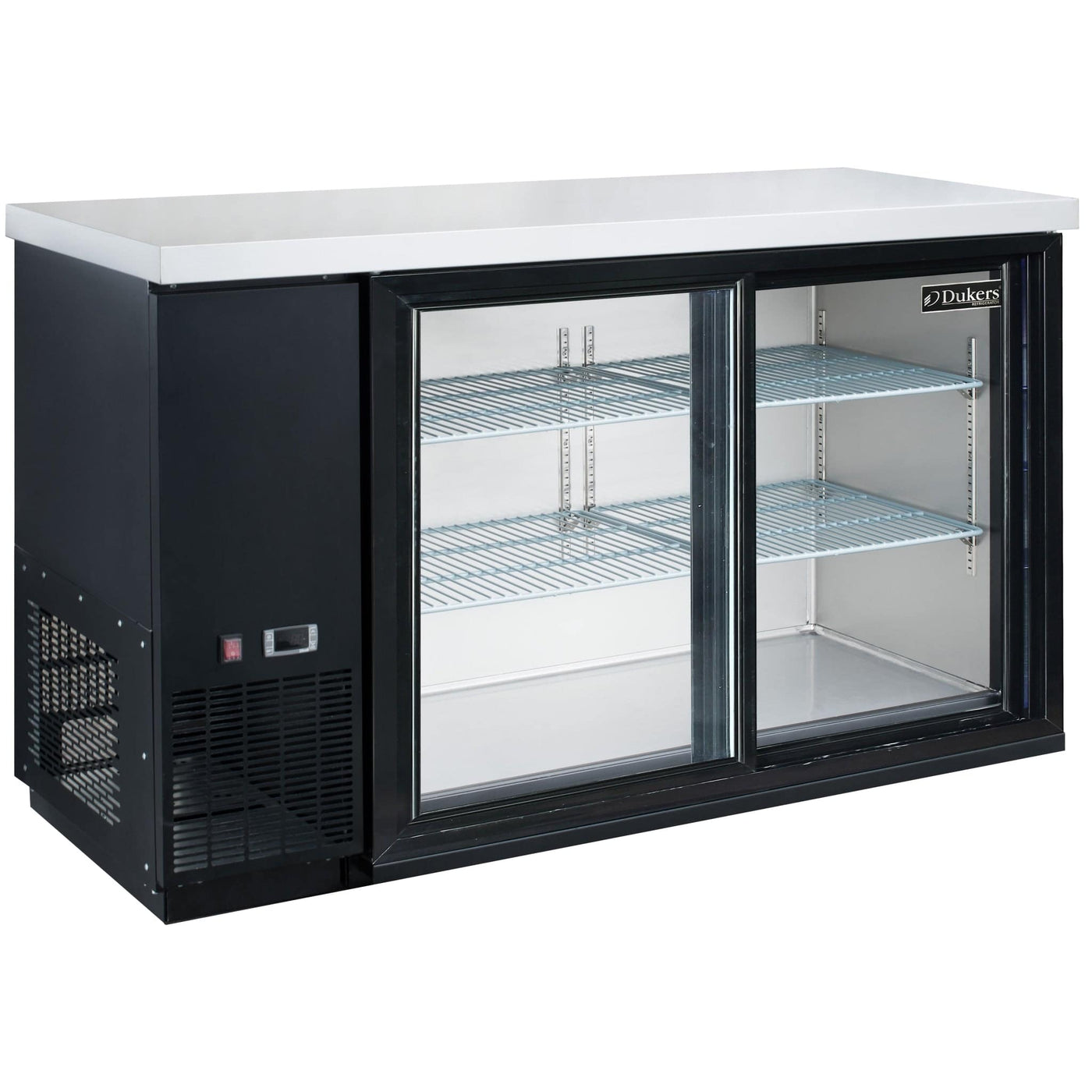 Home Dukers DBB48-S2 2-Door Bar and Beverage Cooler (Sliding Doors), 49 ...