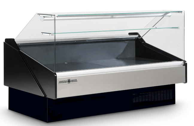 Hydra-Kool KPM-FG-80-R 77" Flat Glass Deli and Packaged Meat Display ...