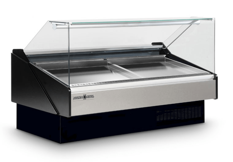 Hydra-Kool KFM-SF-50-R 52" Flat Glass Seafood Display Case, Remote ...