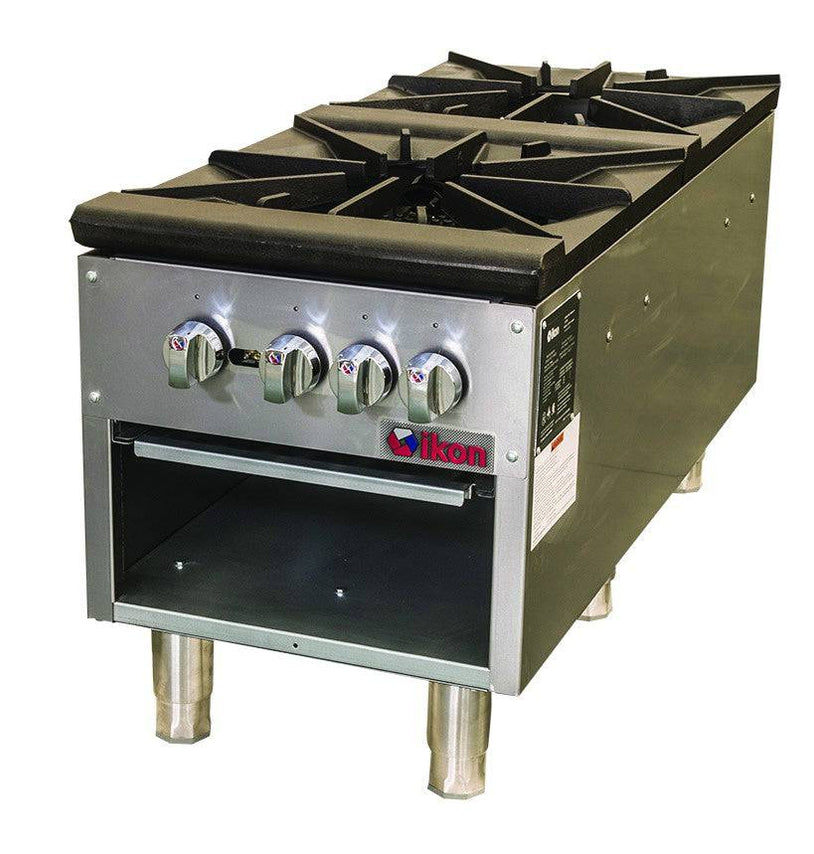Home IKON ISP-18-2 Gas Stock Pot Range, 2-Burner