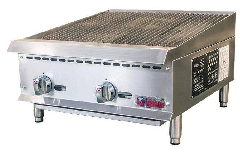 Ikon IRB-24 24" Radiant Broiler, 70,000 BTU | Top Restaurant Supplies