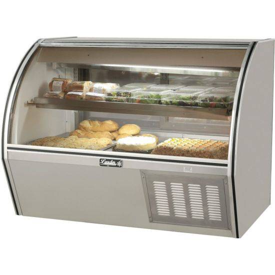 Leader Refrigeration ERCD60 60" Curved Glass Counter Deli Display Case ...