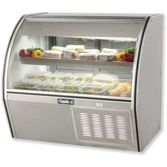 Leader Refrigeration ERCD48 48" Curved Glass Counter Deli Display Case