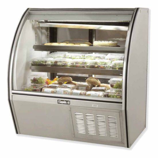 Leader Refrigeration ERHD48 Curved High Deli Display Case with 3 Doors ...
