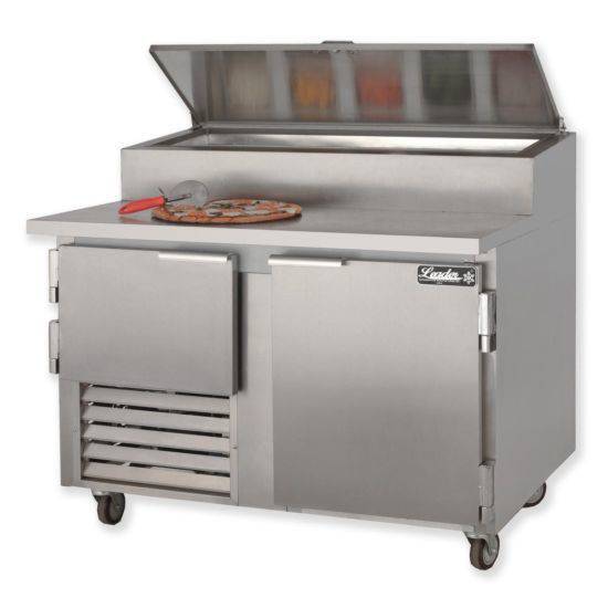 Leader Refrigeration ESPT60-SS Pizza Prep Table Stainless Steel Top, 1
