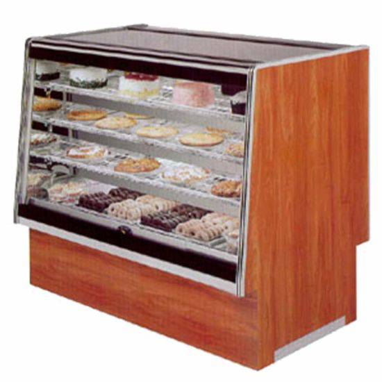 Marc Refrigeration SQBCD-77 77" Non-Refrigerated Bakery Case, Flat Gla