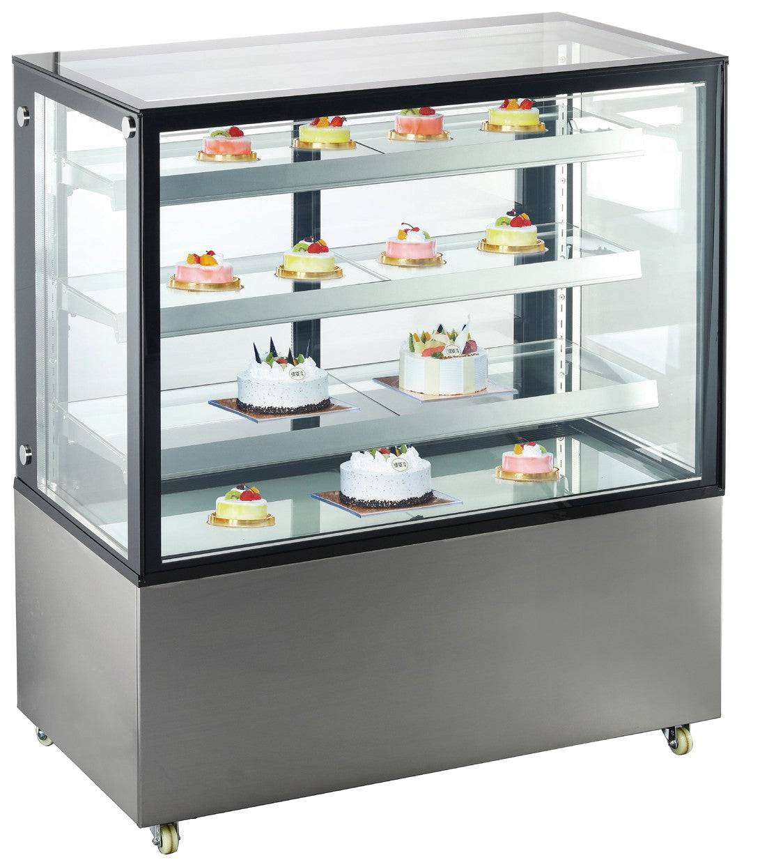 Marchia MBT48-ST 48" High Straight Glass Refrigerated Bakery Display C