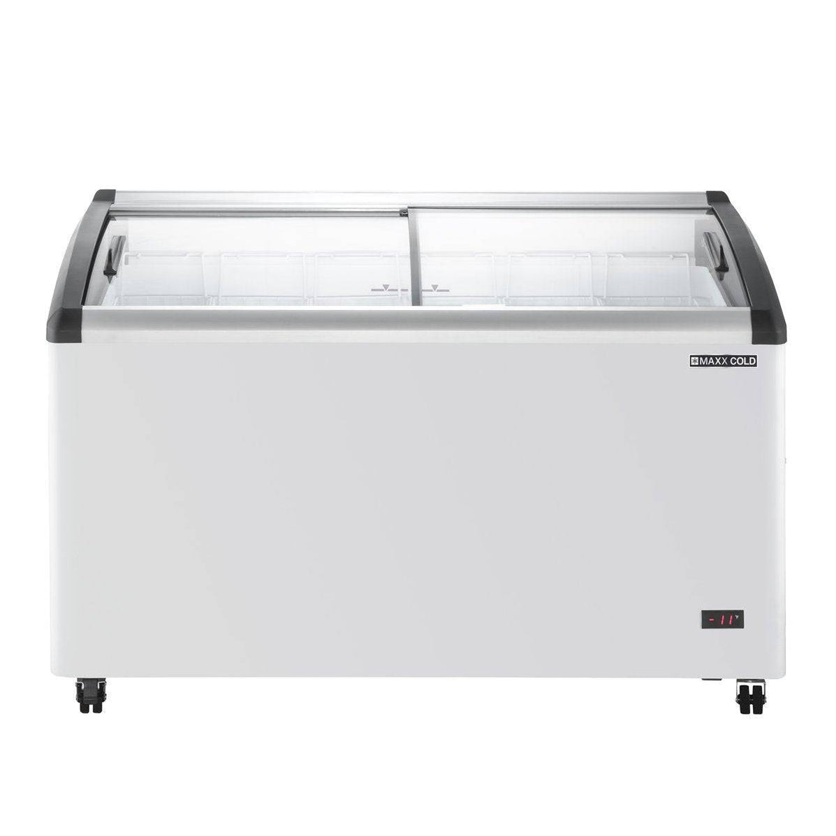 MXF54CHC-6 Maxx Cold 6-Basket Glass Display Chest Freezer Merchandiser