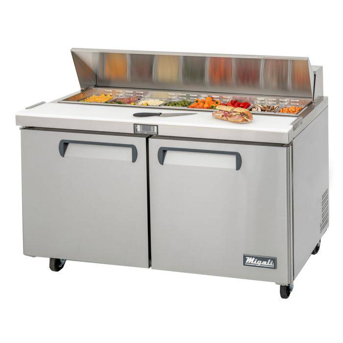 Migali C-SP60-16-HC 16 Pan Sandwich Prep Table 60" | Top Restaurant ...
