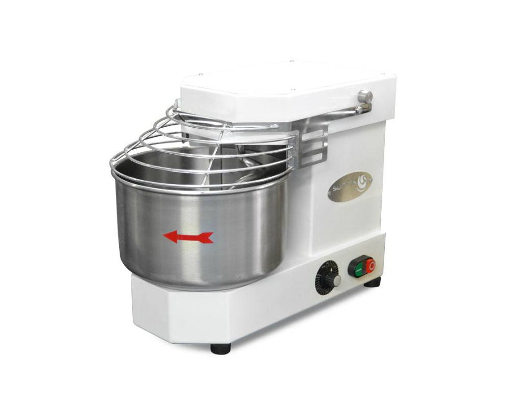 Sunmix SUN10 Small Line Spiral Mixer, 12.5 Qt. Bowl 13 Lb. Flour Capac