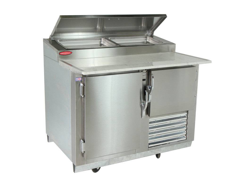 Universal Coolers SC-48-PPT 48" Pizza Prep Table, Stainless Steel | Top ...