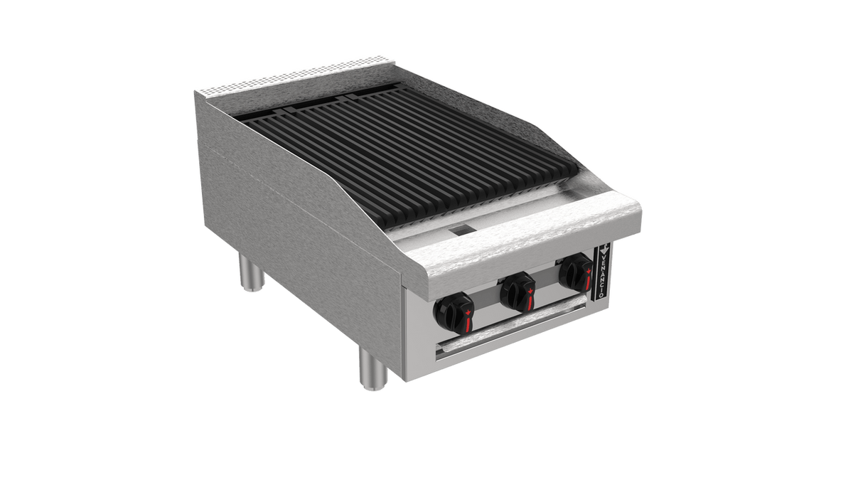 Venancio R18CT-18C 18" Elite Radiant Charbroiler with 3 Burners ...