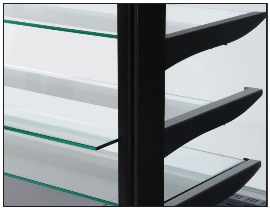 Hydra Kool KBD-CG-80-S Curved Glass Bakery Deli Case | Top Restaurant ...
