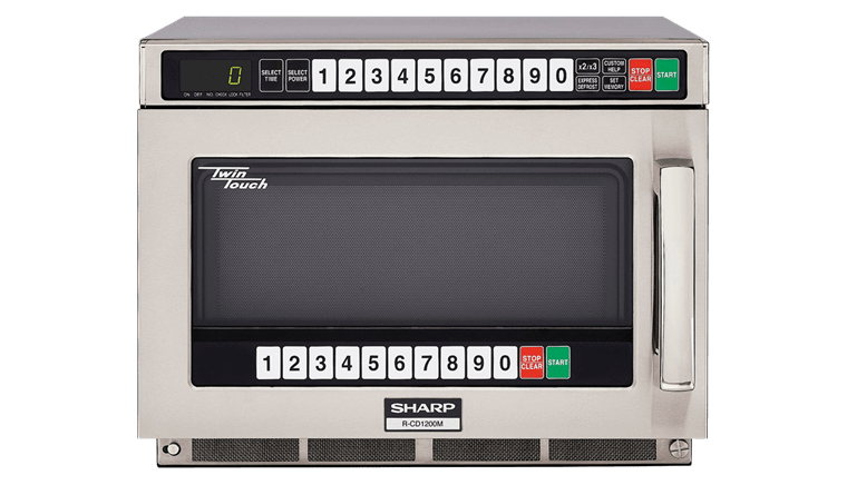 Sharp R-CD1800M Twintouch Commercial Microwave with Dual Touch Pads ...